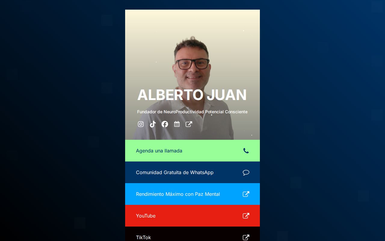 LINKTREE ALBERTO JUAN